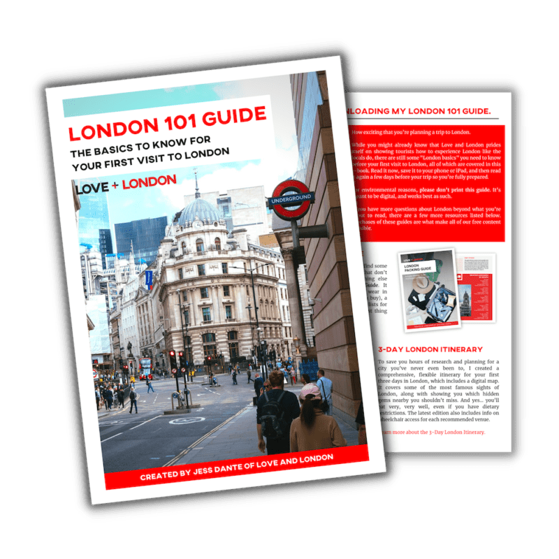 London 101 Guide | Love and London