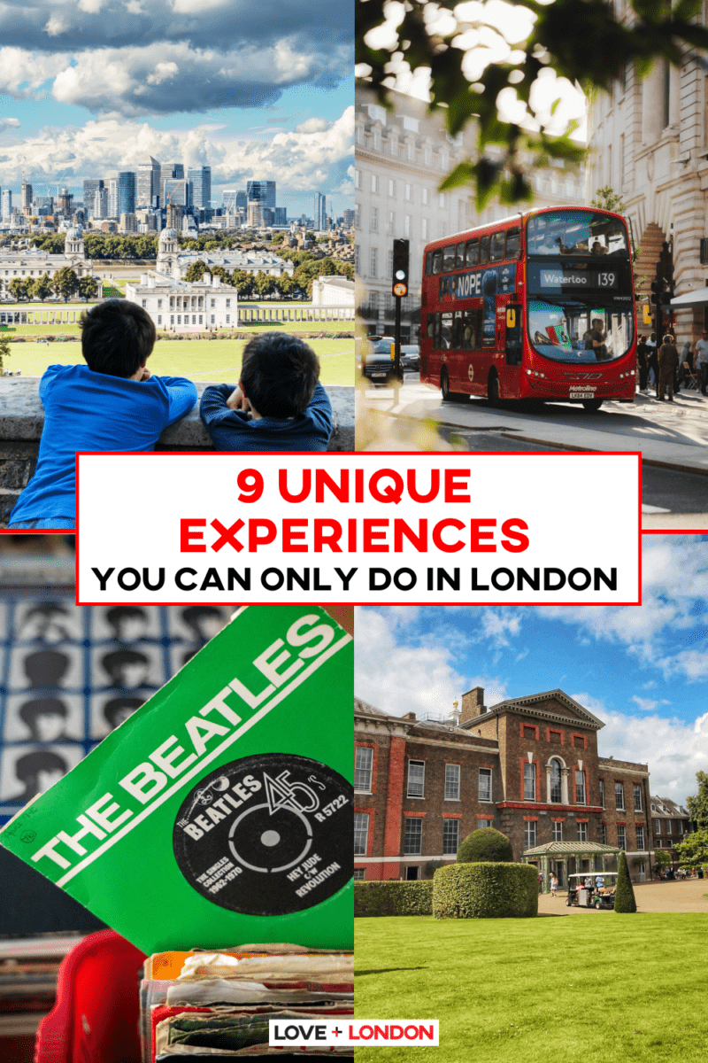 9 Unique Experiences You Can Only Do in London | Love and London